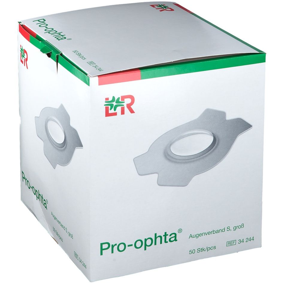 Pro-ophta® Augenverband S groß 50 St - shop-apotheke.com