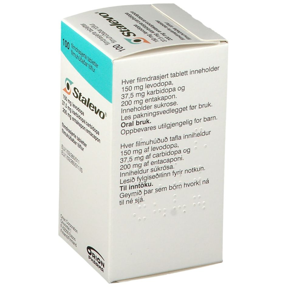 Stalevo® 150 mg/37,5 mg/200 mg 100 St - shop-apotheke.com