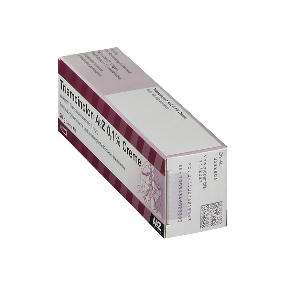 Triamcinolon AbZ 0,1% Creme 20 g - shop-apotheke.com