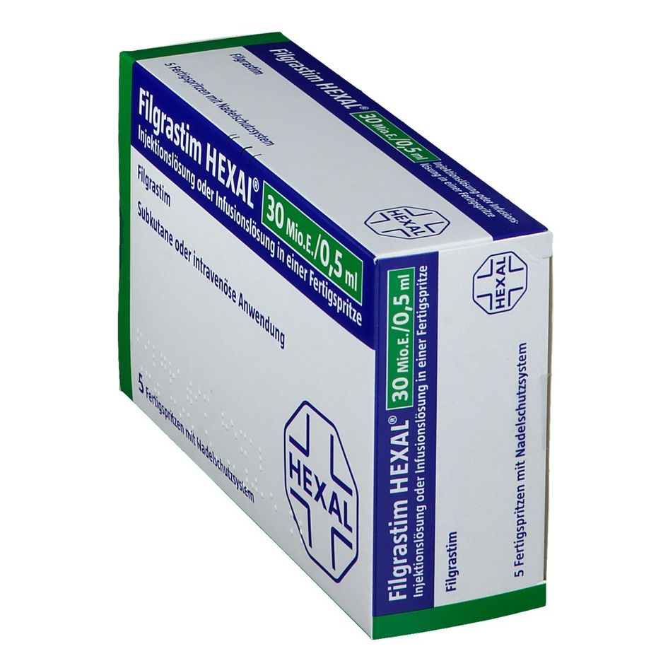 Filgrastim HEXAL® 30 Mio.E./0,5 ml 5 St - shop-apotheke.com