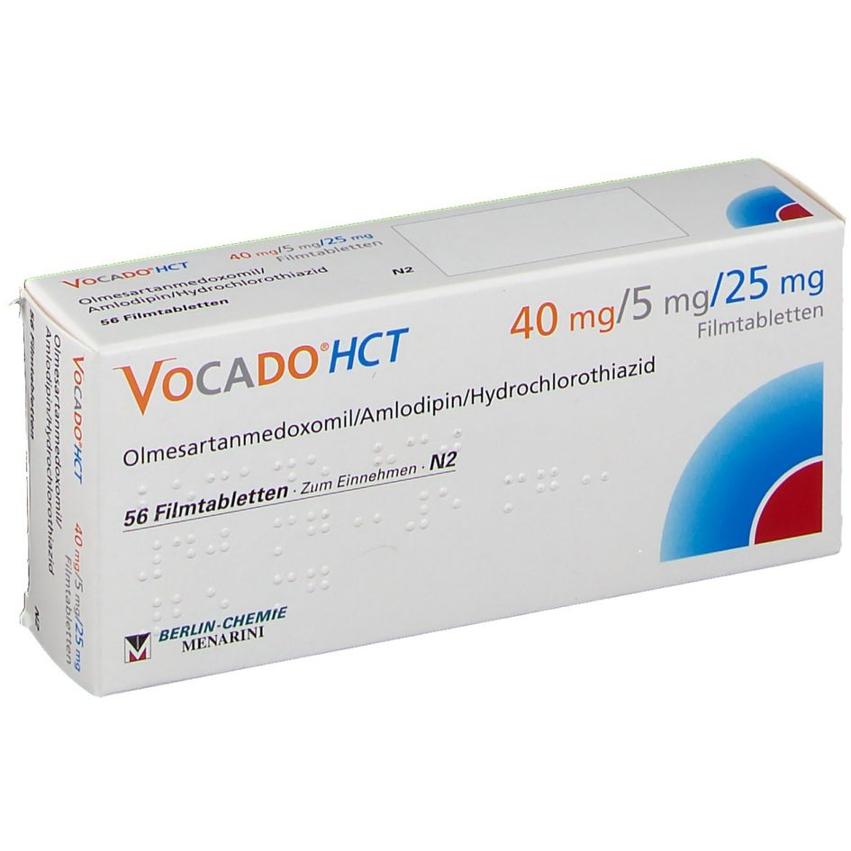 Vocado®HCT 40 mg/5 mg/25 mg 56 St - shop-apotheke.com