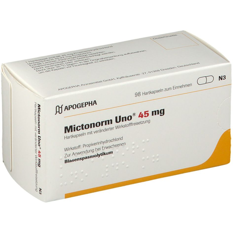 Mictonorm® Uno 45 mg 98 St - shop-apotheke.com