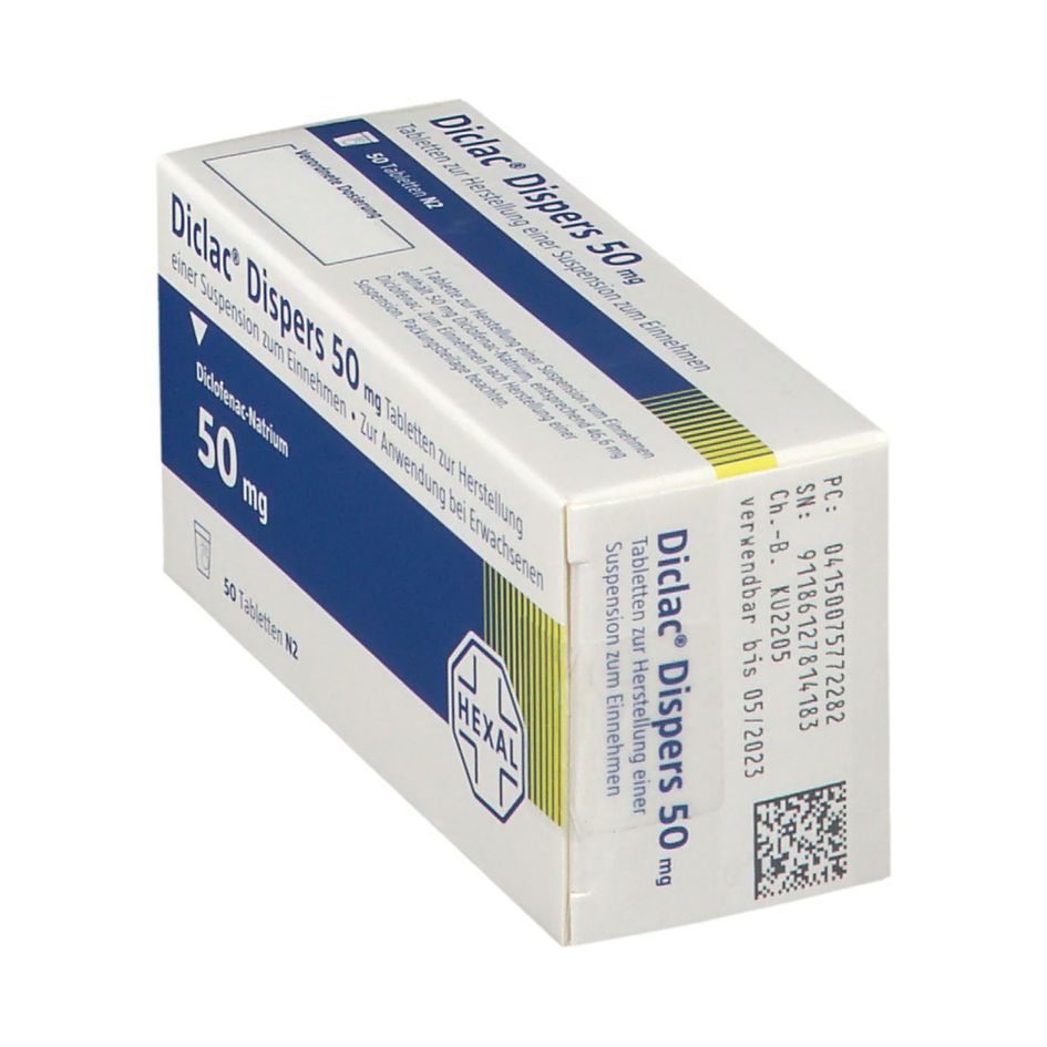 Diclac® Dispers 50 mg 50 St - shop-apotheke.com