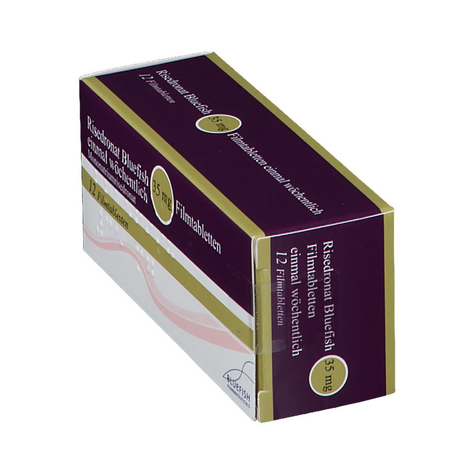 Risedronat Bluefish 35 mg einmal wöchentlich 12 St - shop-apotheke.com