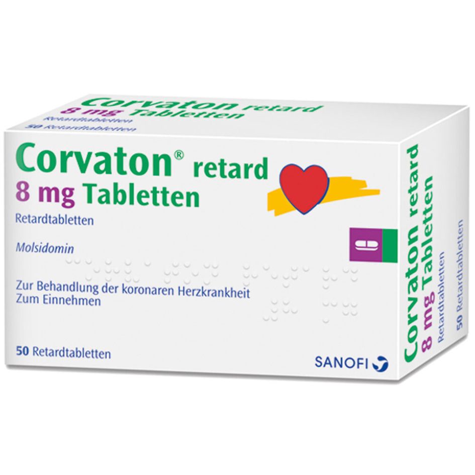 Corvaton® retard 8 mg 50 St - shop-apotheke.com