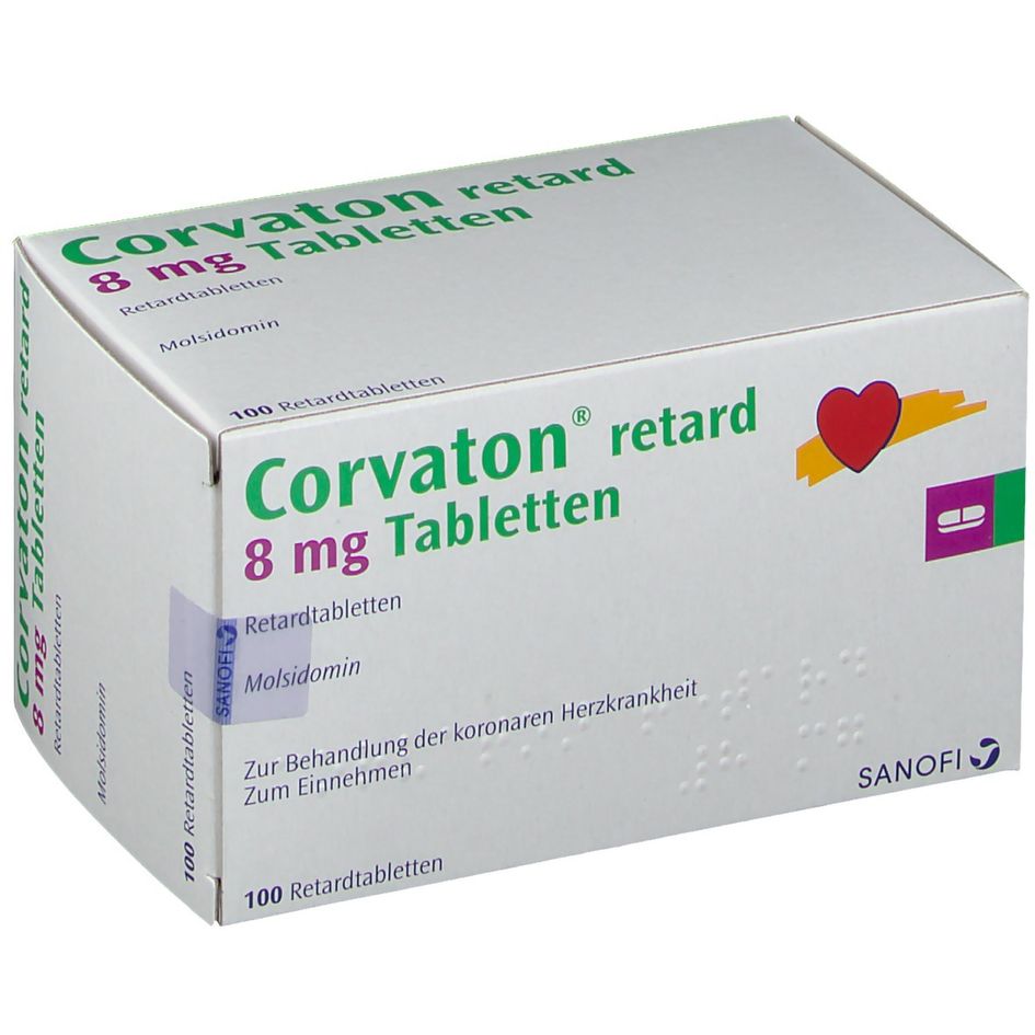 Corvaton® retard 8 mg 100 St - shop-apotheke.com