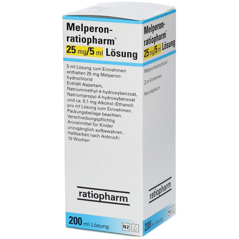Melperon-ratiopharm® 25 mg/5 ml 200 ml - shop-apotheke.com