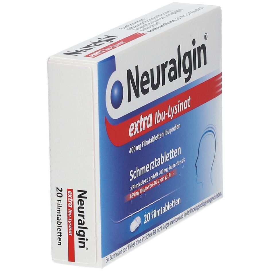 Neuralgin® extra Ibu Lysinat Filmtabletten 20 St - shop-apotheke.com
