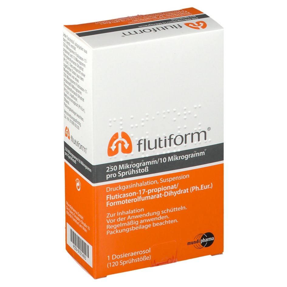 flutiform® 250 µg/10 µg pro Sprühstoß 1 St - shop-apotheke.com