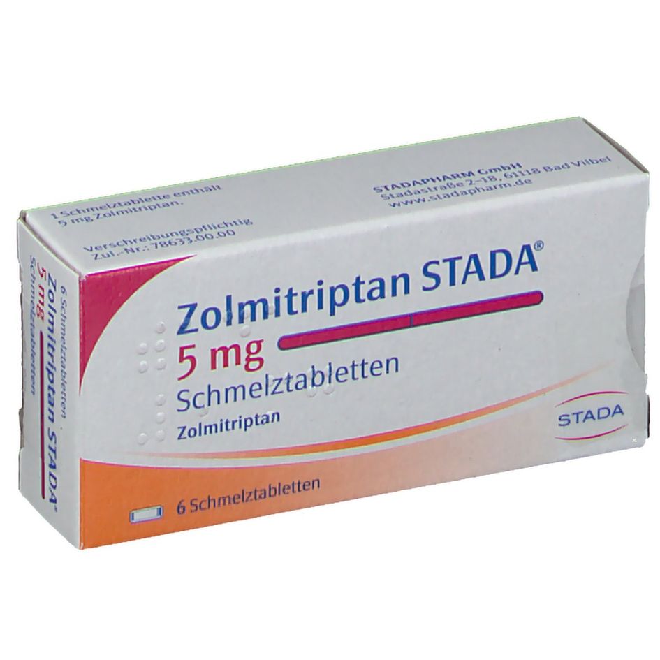 Zolmitriptan STADA® 5 mg Schmelztabletten 6 St - shop-apotheke.com