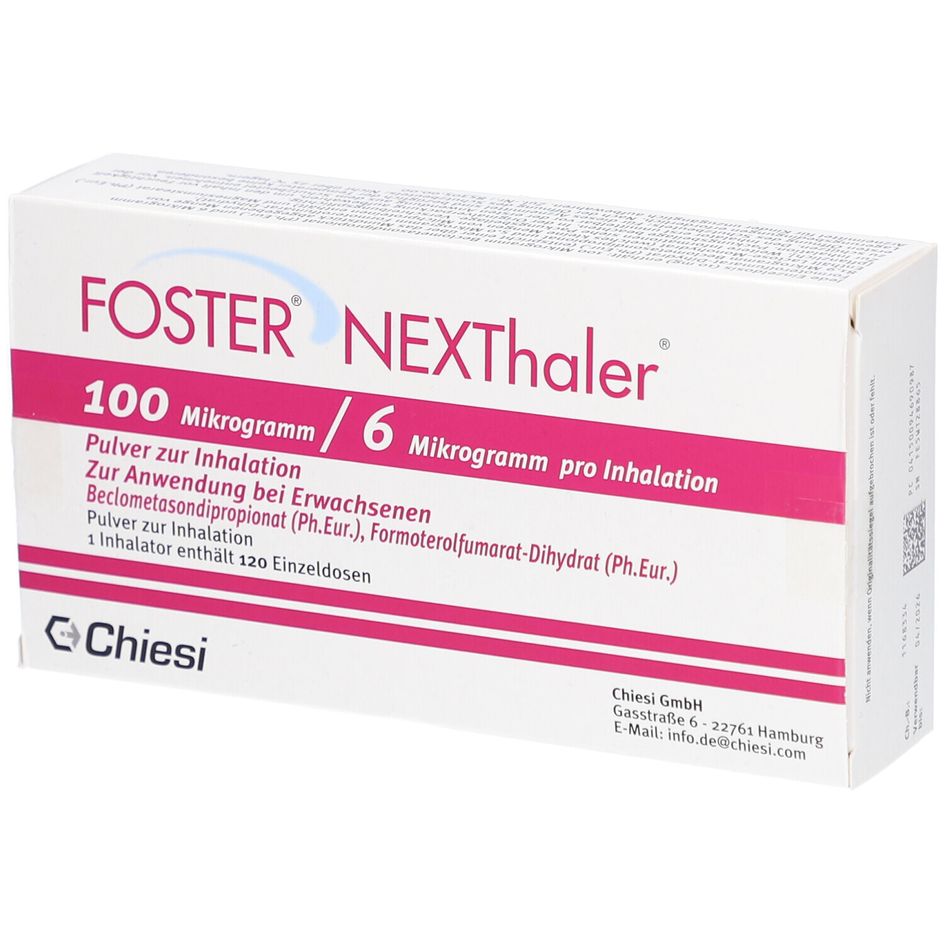 FOSTER® NEXThaler® 100 µg/6 µg 1 St - shop-apotheke.com