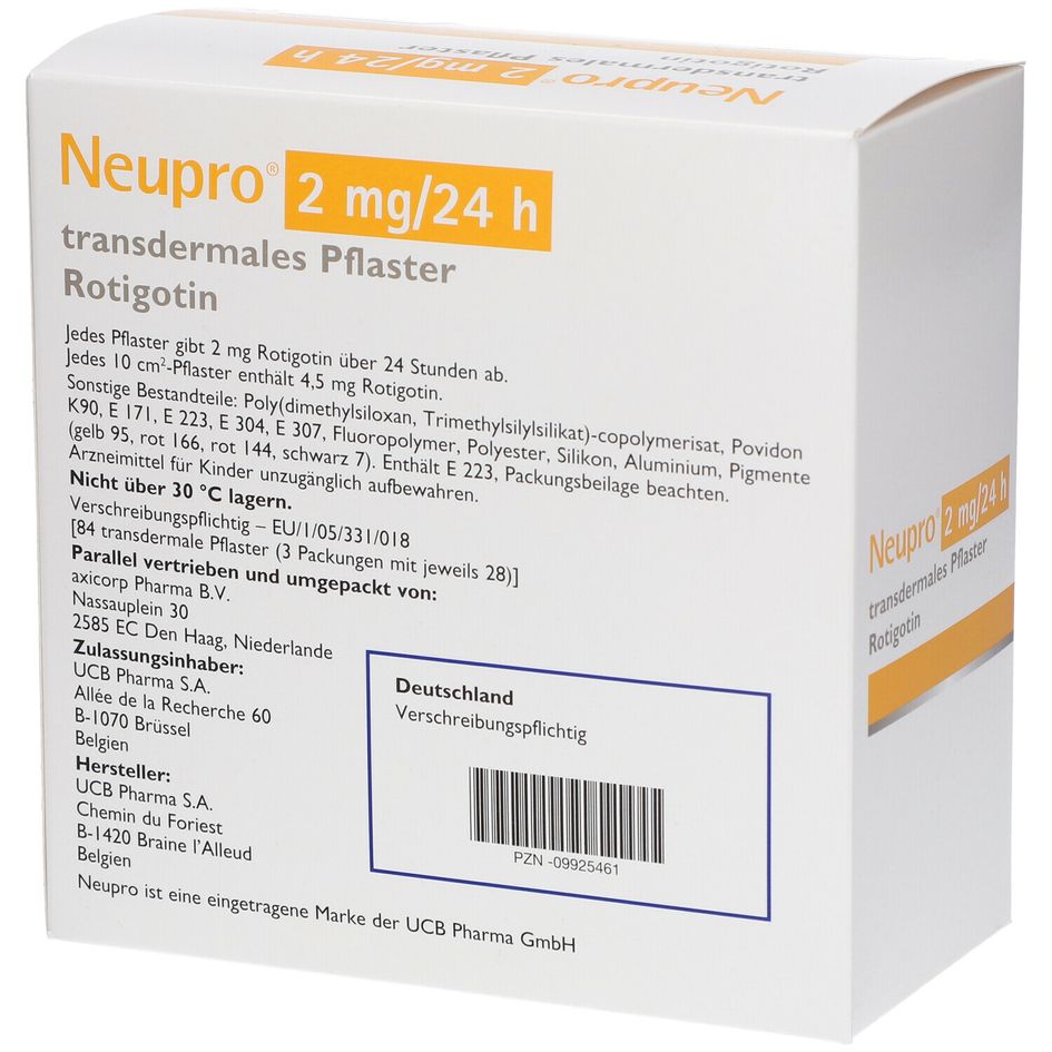 Neupro® 2 mg/24 h 84 St - shop-apotheke.com