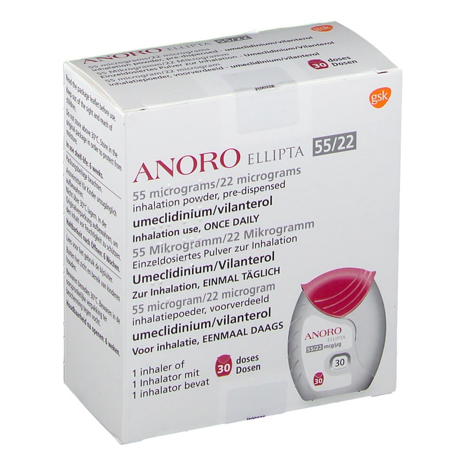 ANORO ELLIPTA 55 µg/22 µg 1 St - shop-apotheke.com