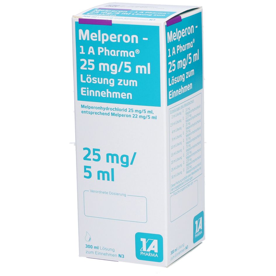 Melperon - 1 A Pharma® 25 mg/5 ml 300 ml - shop-apotheke.com