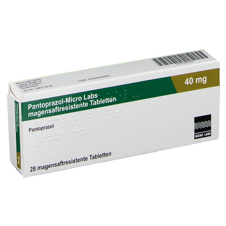 Pantoprazol-Micro Labs 40 mg 28 St - shop-apotheke.com