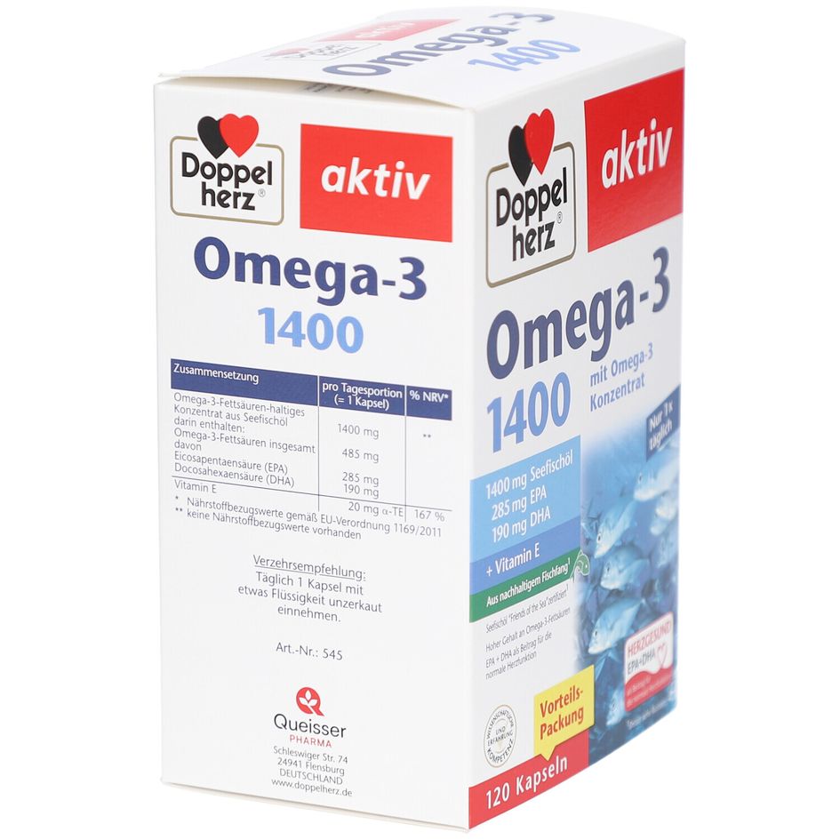 Doppelherz® Omega-3 1400 120 St - shop-apotheke.com