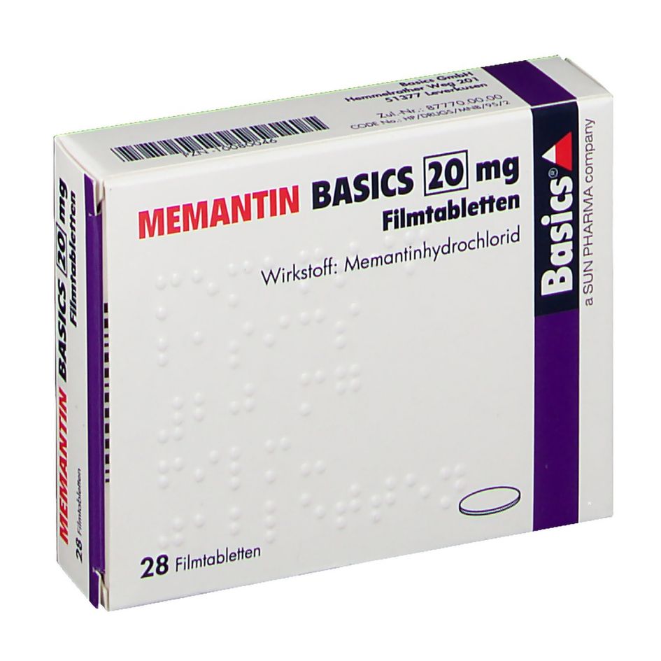 MEMANTIN BASICS 20 mg 28 St - shop-apotheke.com