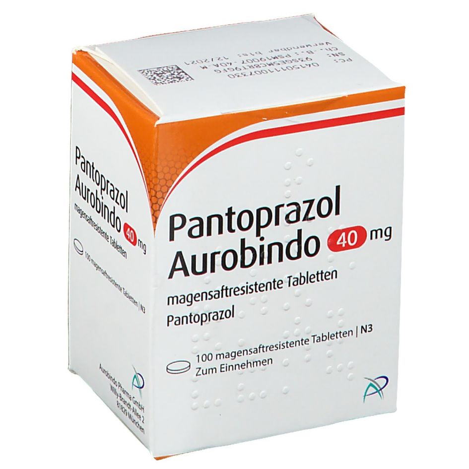 Pantoprazol Aurobindo 40 mg 100 St - shop-apotheke.com