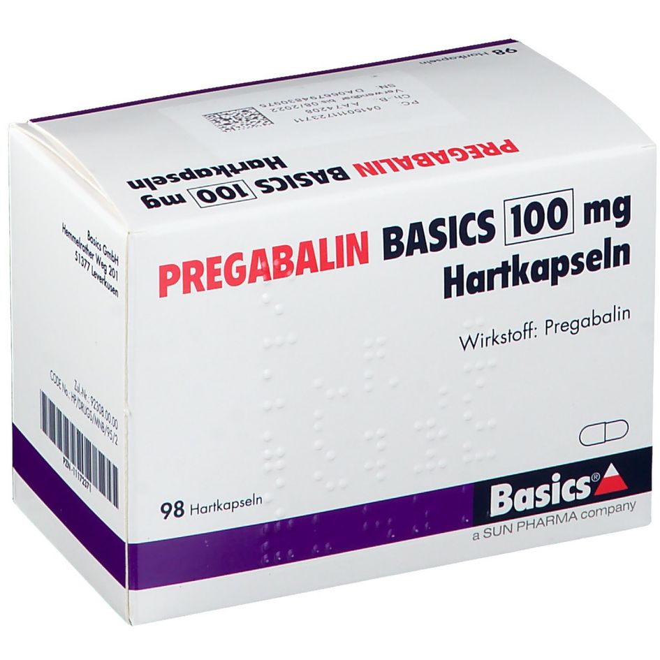 PREGABALIN BASICS 100 mg 98 St - shop-apotheke.com