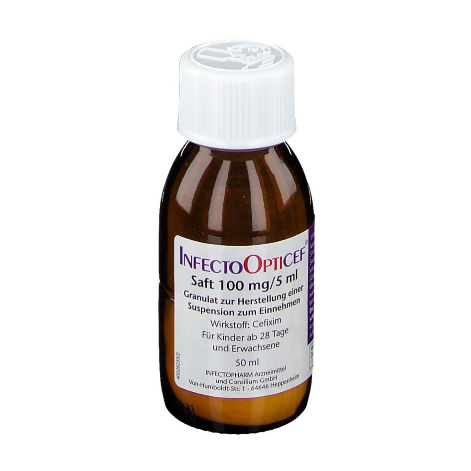 InfectoOpticef® Saft 100 mg/5 ml 50 ml - shop-apotheke.com