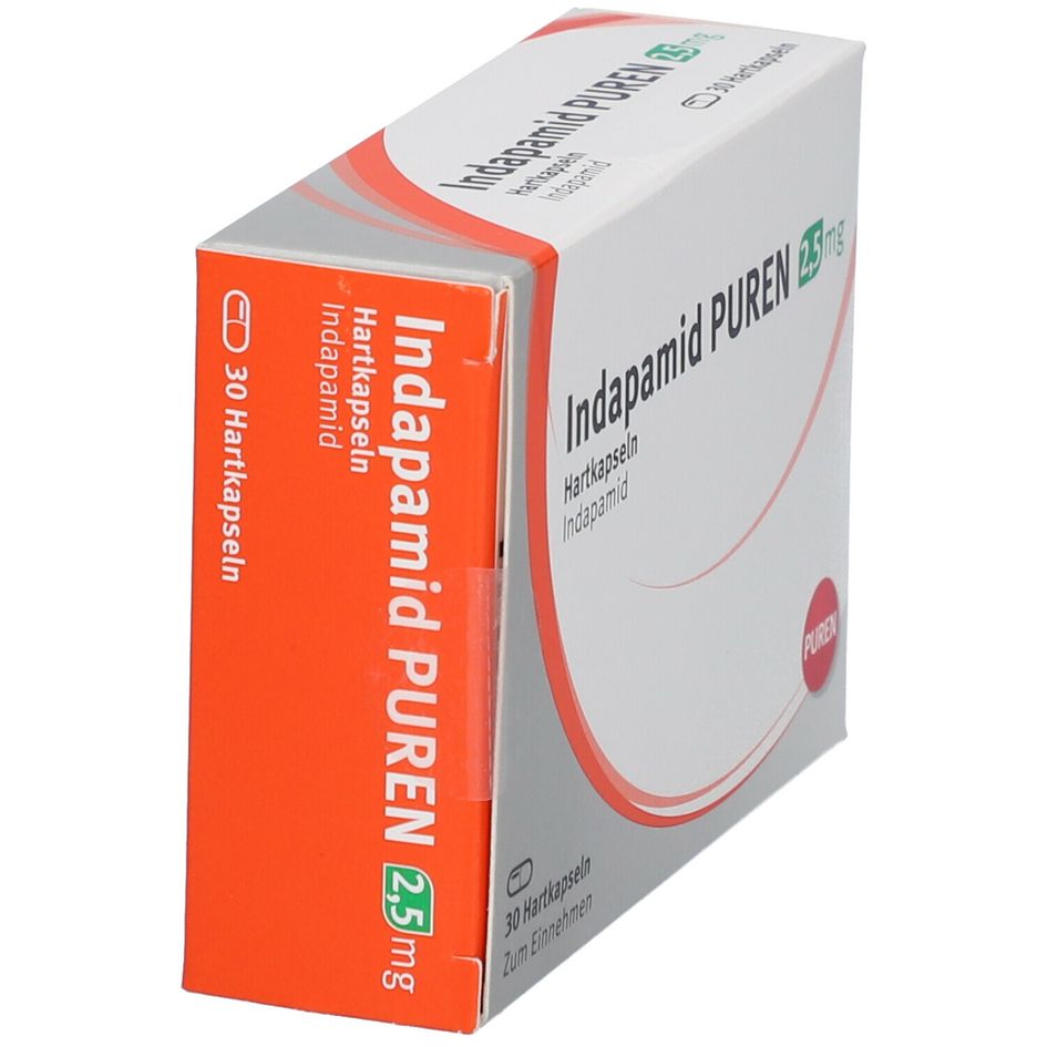 Indapamid PUREN 2,5 mg 30 St - shop-apotheke.com