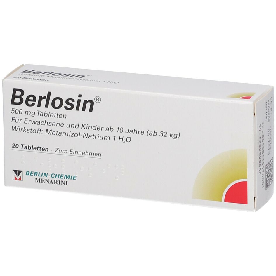 Berlosin® 500 mg 20 St - shop-apotheke.com