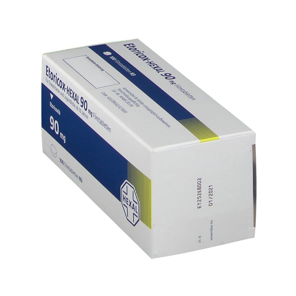 Etoricox-HEXAL 90 mg 100 St - shop-apotheke.com