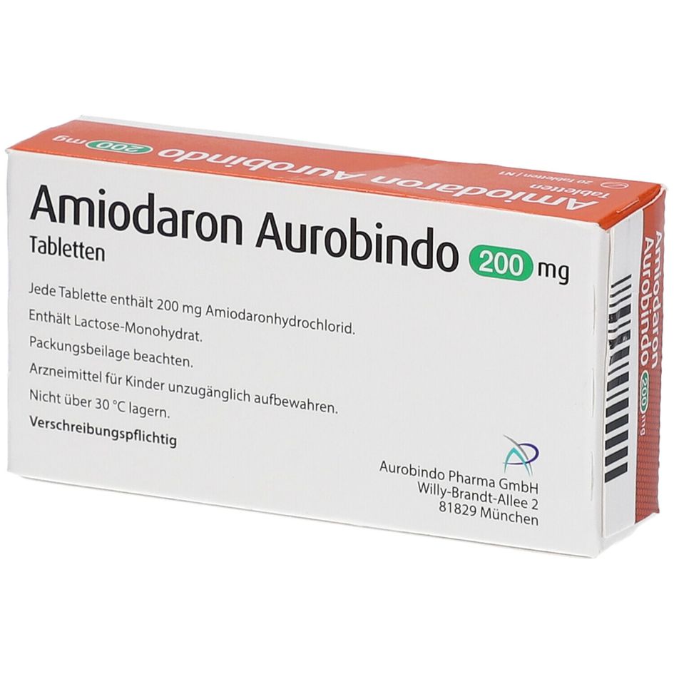 Amiodaron Aurobindo 200 mg 20 St - shop-apotheke.com