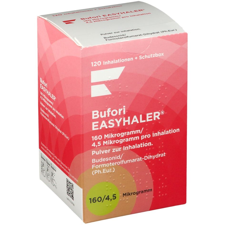 Bufori Easyhaler 160/4,5 µg/Dosis 120 ED+Schutzbox 1 St - shop-apotheke.com