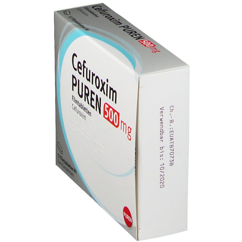 Cefuroxim PUREN 500 mg 12 St - shop-apotheke.com
