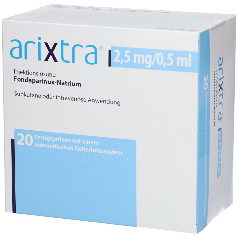 arixtra® 2,5 mg/0,5 ml 20x0,5 ml - shop-apotheke.com