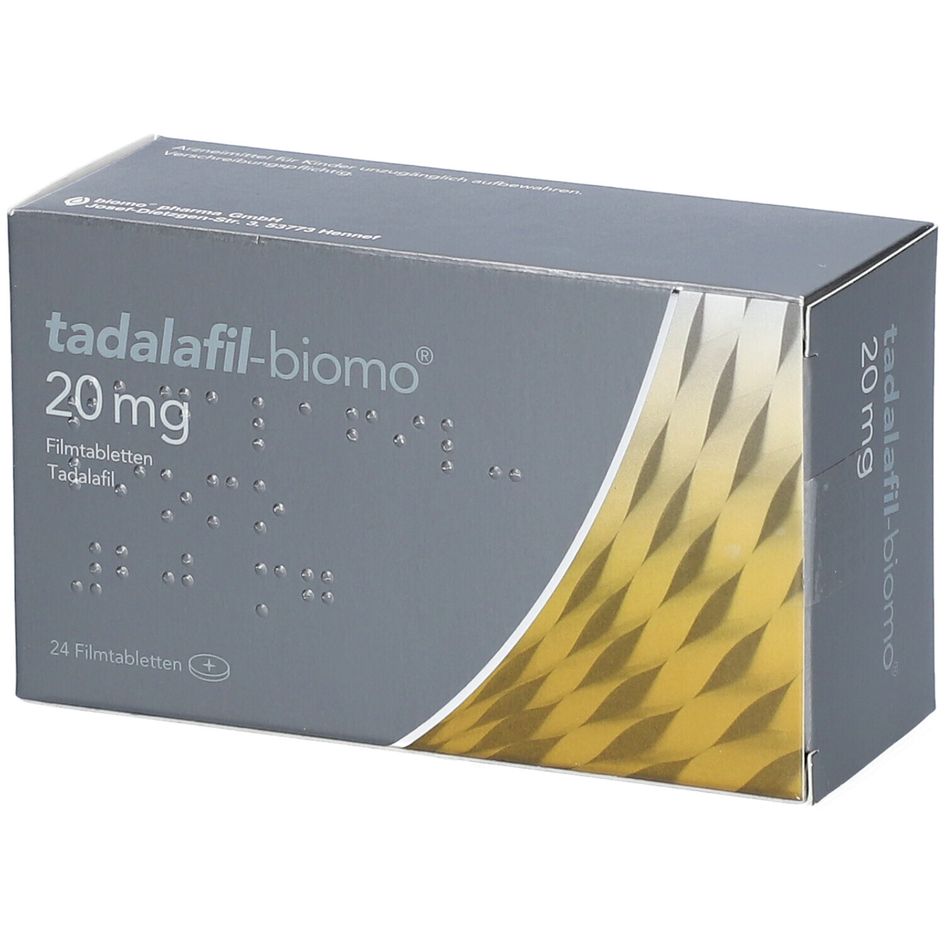 tadalafil-biomo® 20 mg 24 St - shop-apotheke.com