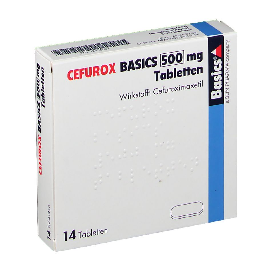 CEFUROX BASICS 500 mg 14 St - shop-apotheke.com