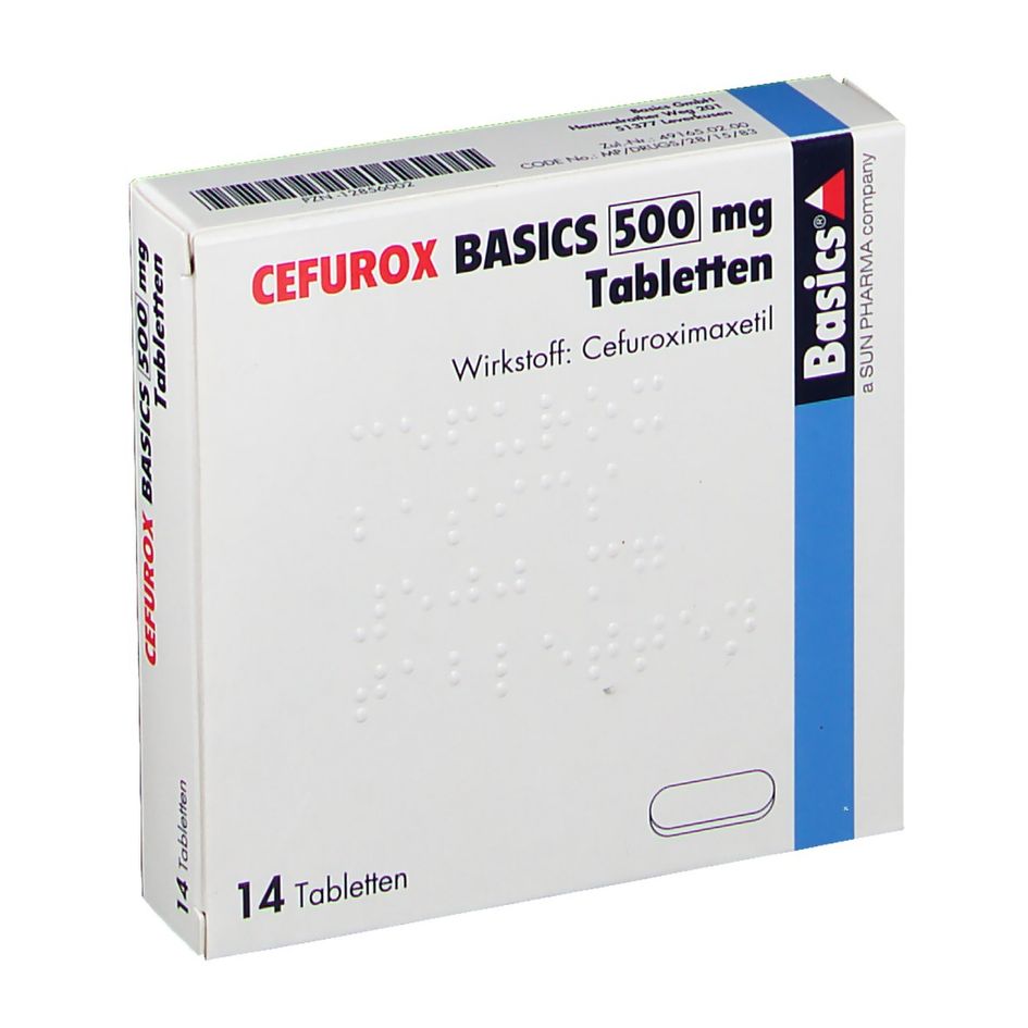 CEFUROX BASICS 500 mg 14 St - shop-apotheke.com