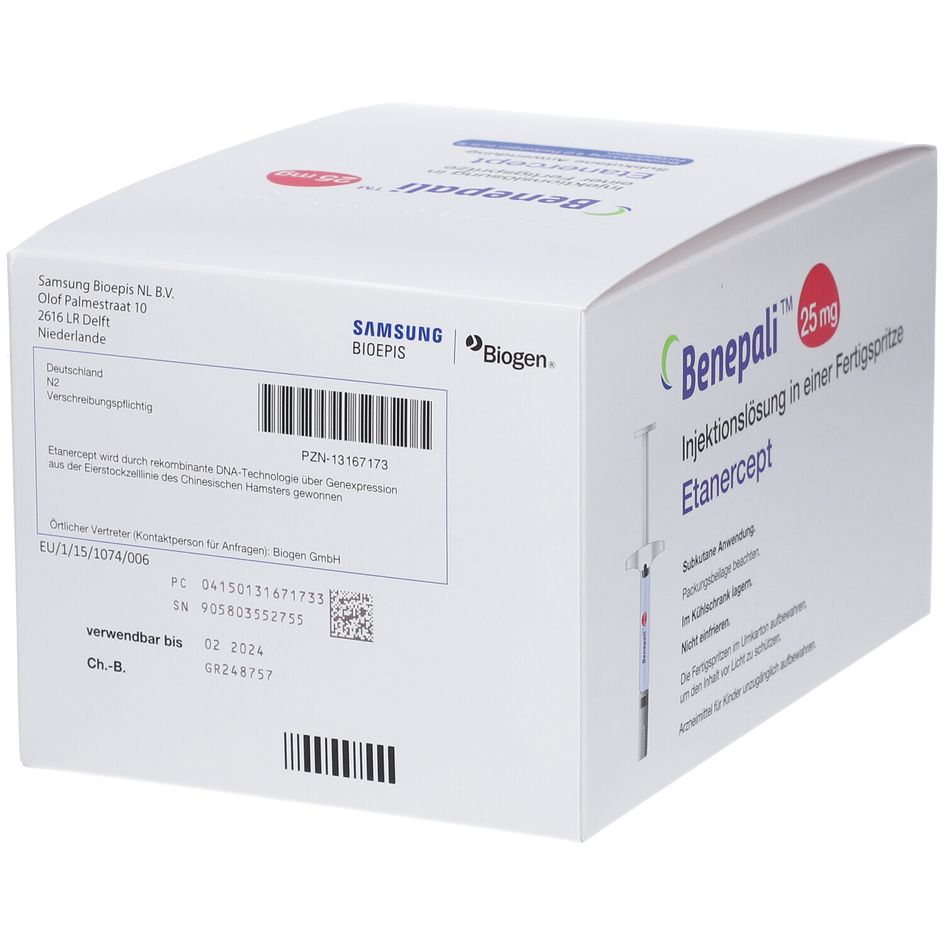 Benepali® 25 mg 8 St - shop-apotheke.com
