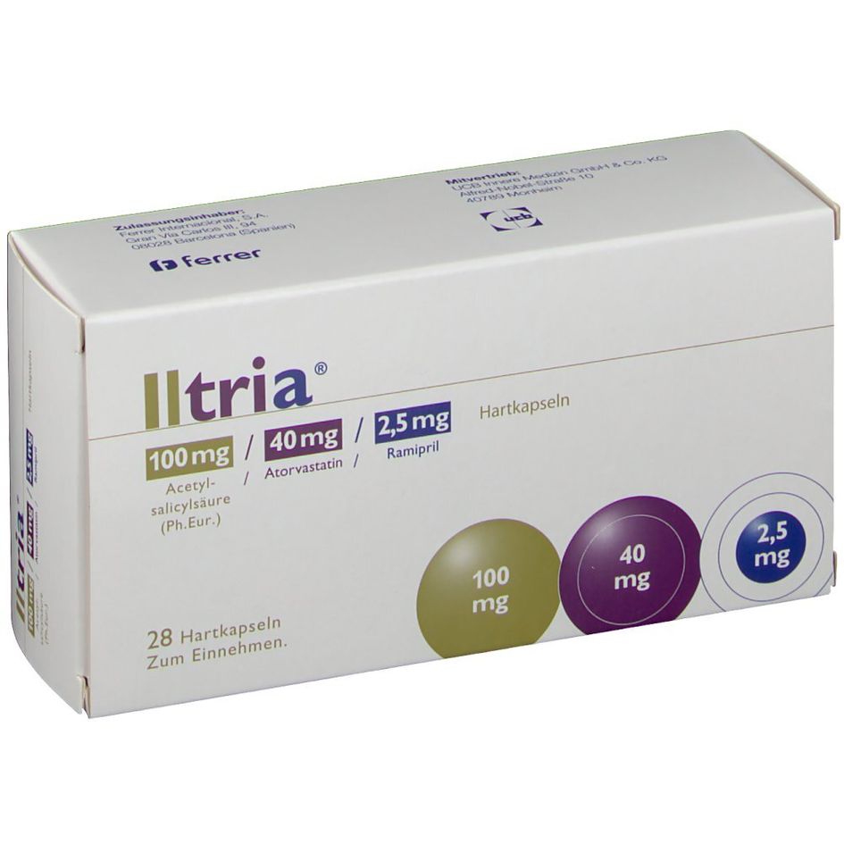 Iltria® 100 mg/40 mg/2,5 mg 28 St - shop-apotheke.com