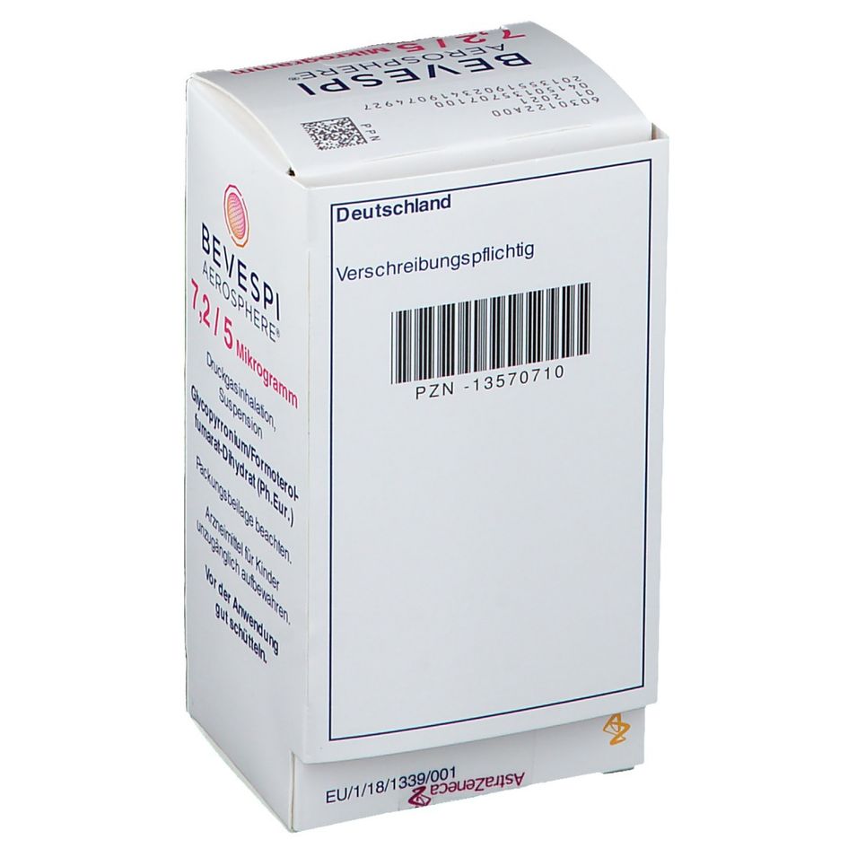 Bevespi® Aerosphere 7,2 µg/5 µg 1 St - shop-apotheke.com