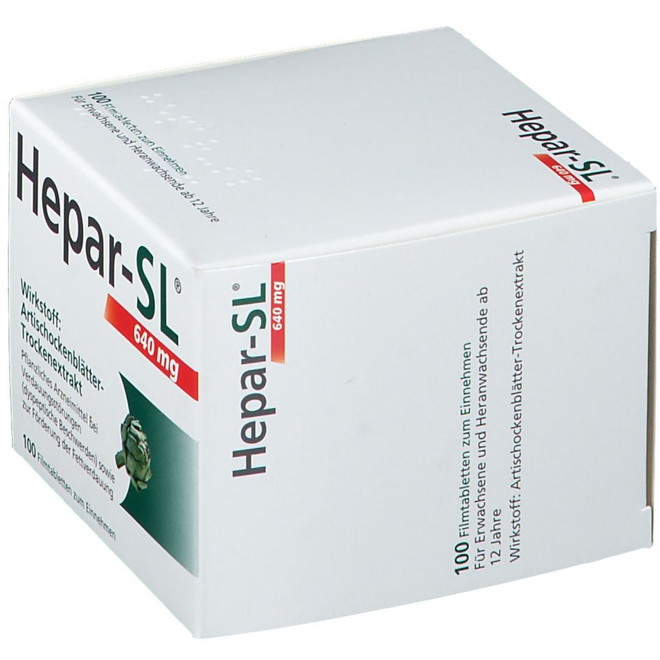 Hepar-SL® 640 mg 100 St - shop-apotheke.com