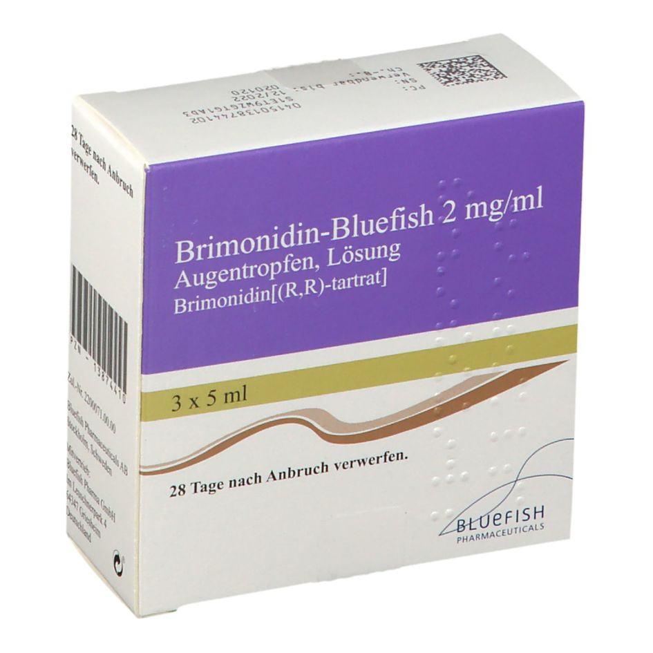 Brimonidin Bluefish 2 mg/ml 3x5 ml - shop-apotheke.com