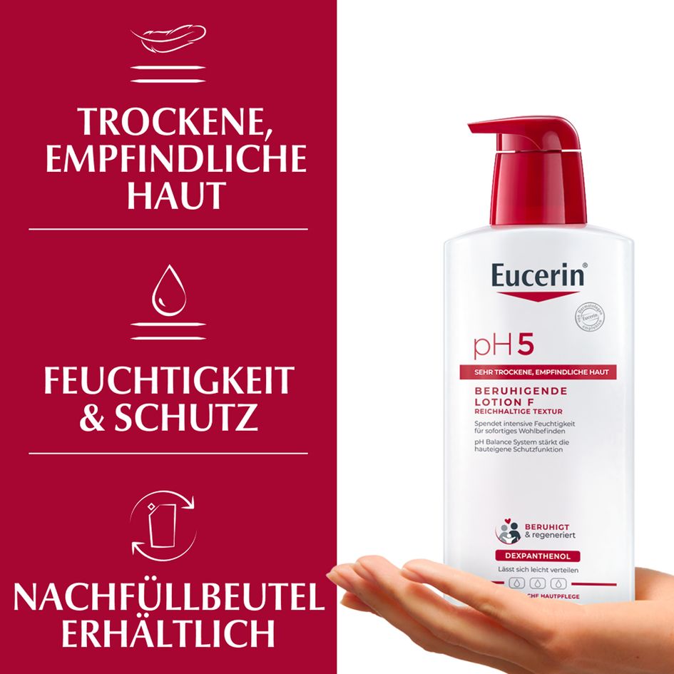 Eucerin® pH5 Reichhaltige Textur Lotion F – beruhigt strapazierte und ...