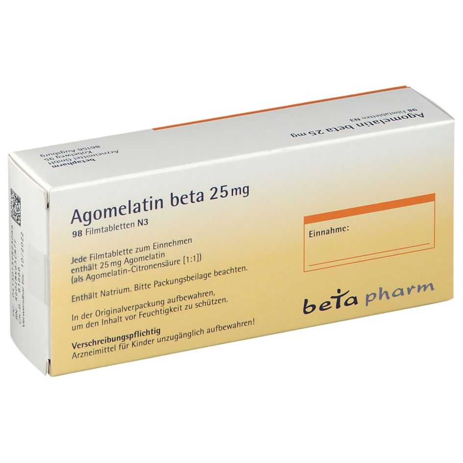 Agomelatin beta 25 mg 98 St - shop-apotheke.com