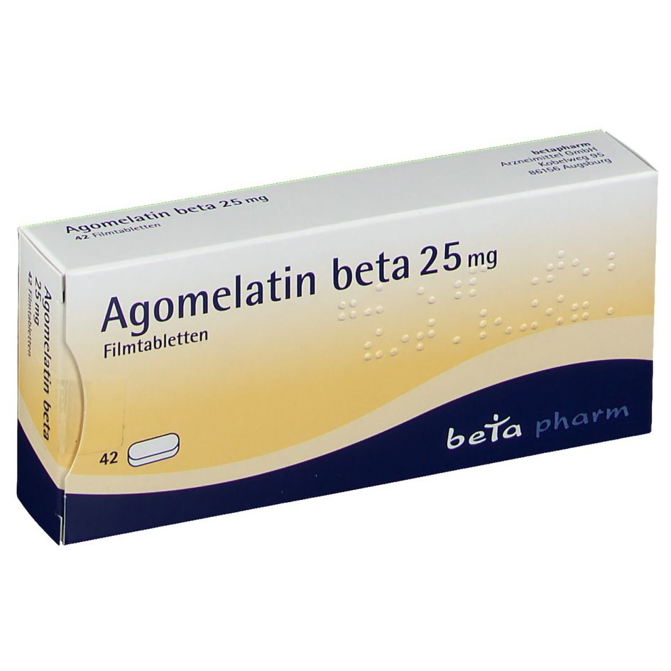 Agomelatin beta 25 mg 42 St - shop-apotheke.com