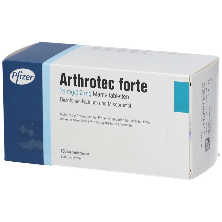 Arthrotec® forte 75 mg/0,2 mg 100 St - shop-apotheke.com
