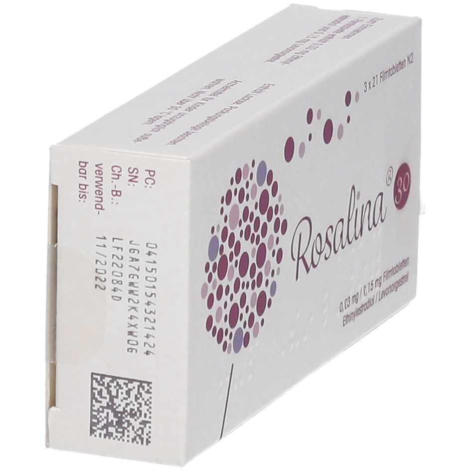 Rosalina® 30 0,03 mg/0,15 mg 63 St - shop-apotheke.com