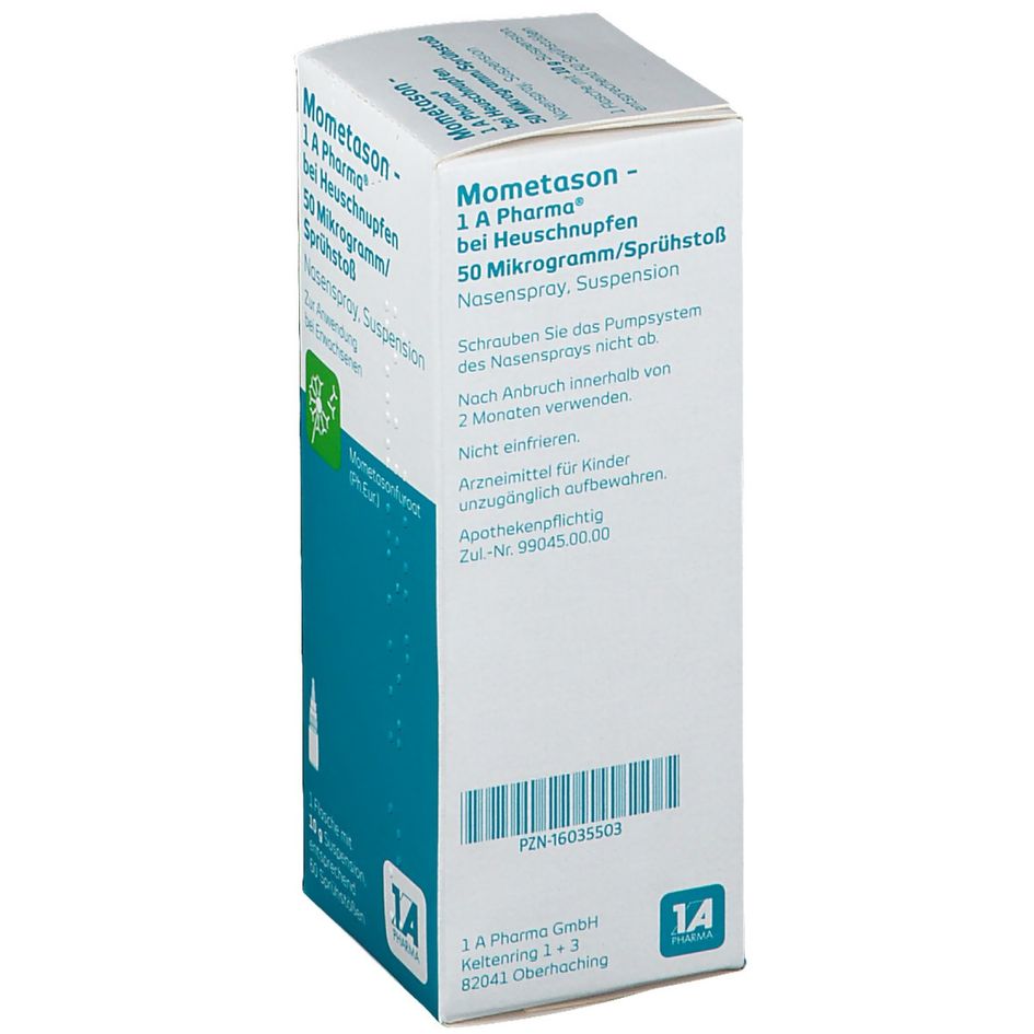 Mometason 1 A Pharma bei Heuschnupfen 10 g - shop-apotheke.com