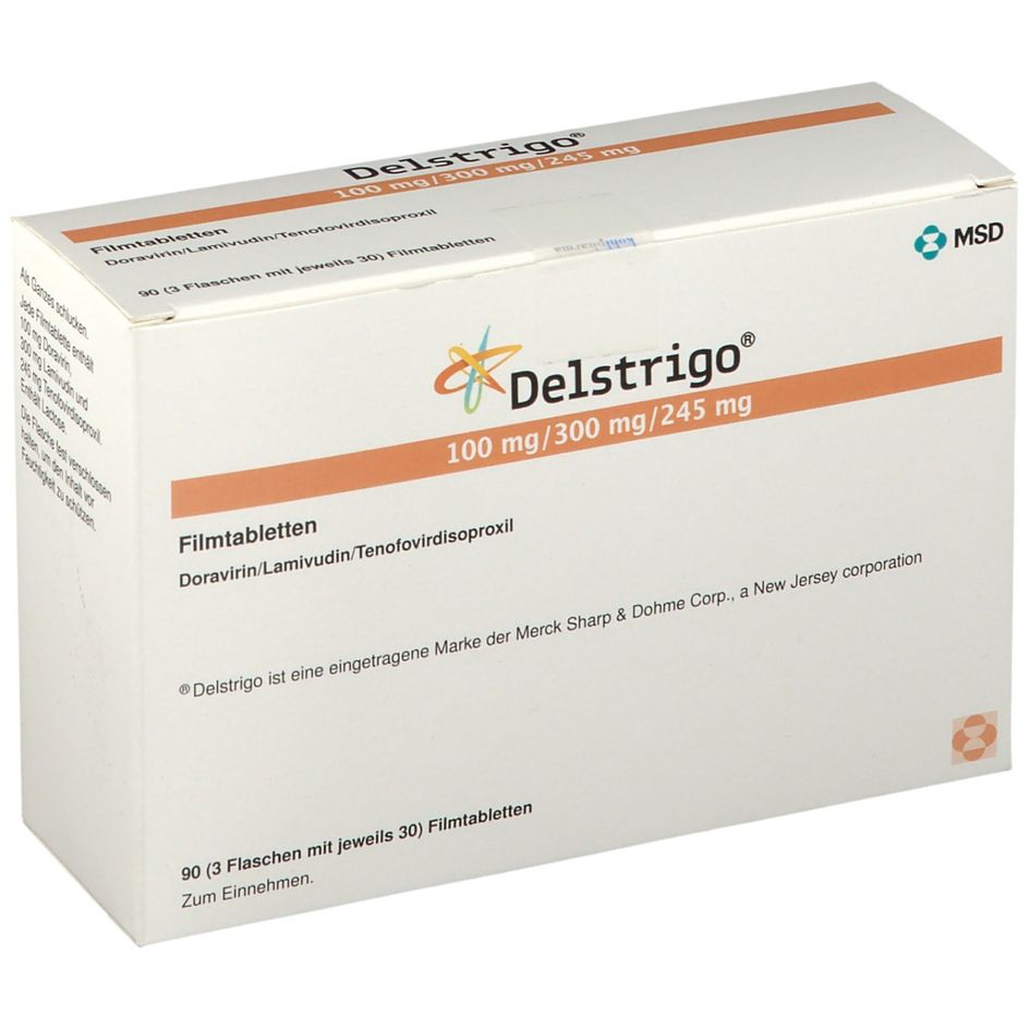 Delstrigo 100 mg/300 mg/245 mg 90 St - shop-apotheke.com