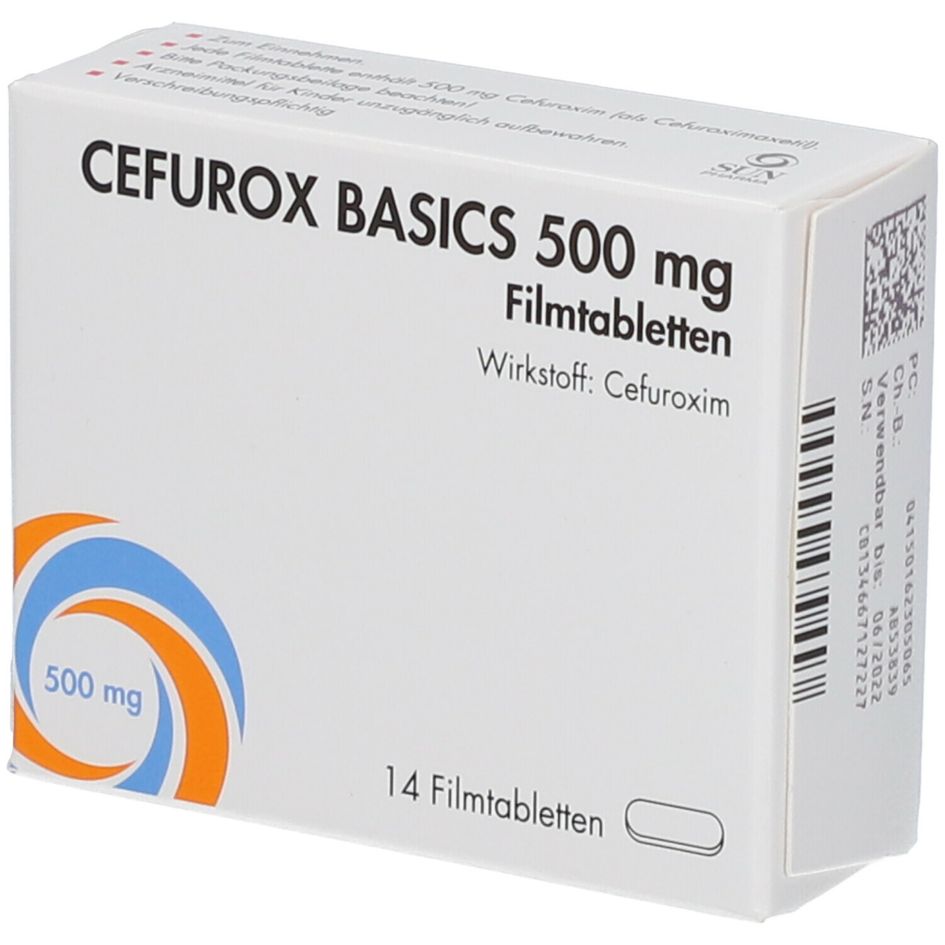 Cefurox Basics 500 mg Sun 14 St - shop-apotheke.com