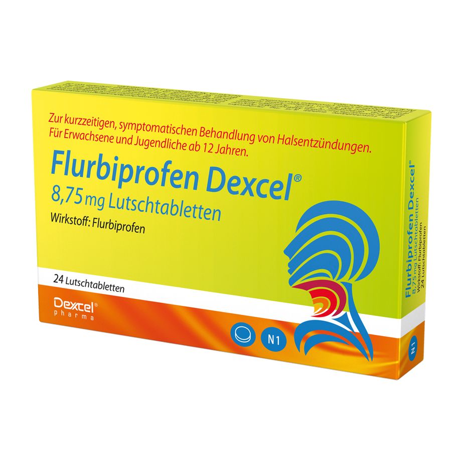 Flurbiprofen Dexcel® 8,75 mg 24 St - shop-apotheke.com