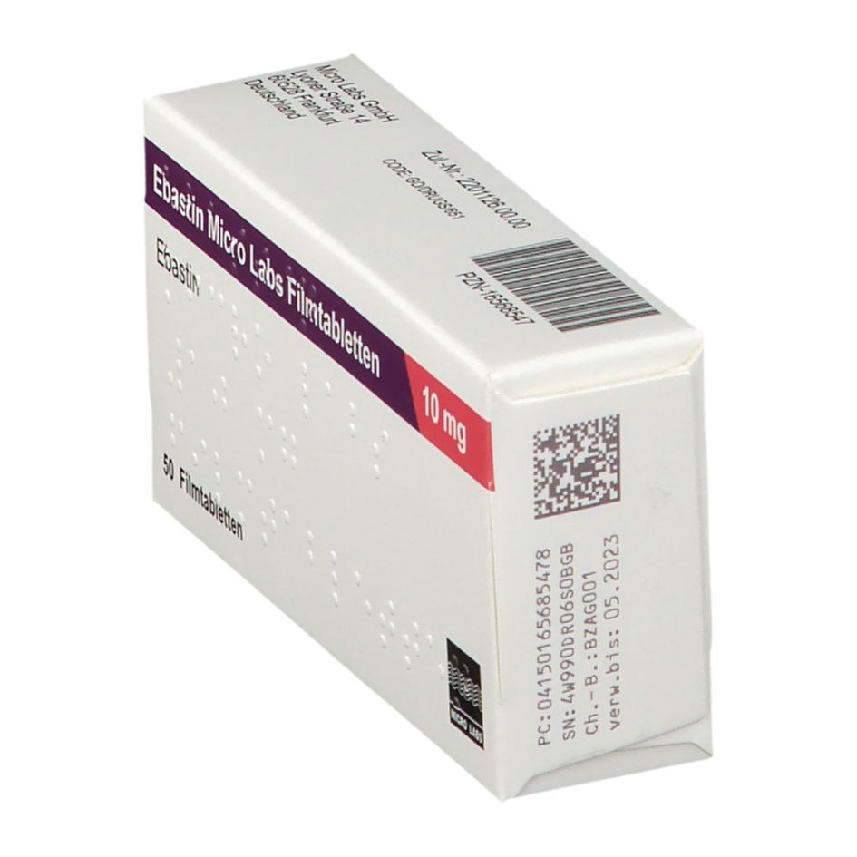 Ebastin Micro Labs 10 mg 50 St - shop-apotheke.com