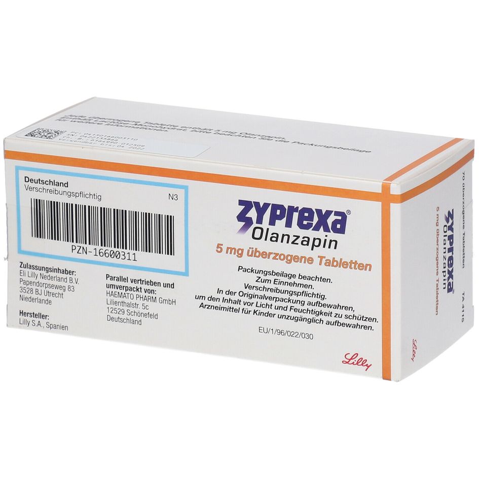 Zyprexa 5 mg 70 St - shop-apotheke.com